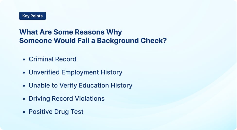 What to Do When a Candidate Failed a Background Check After Job Offer